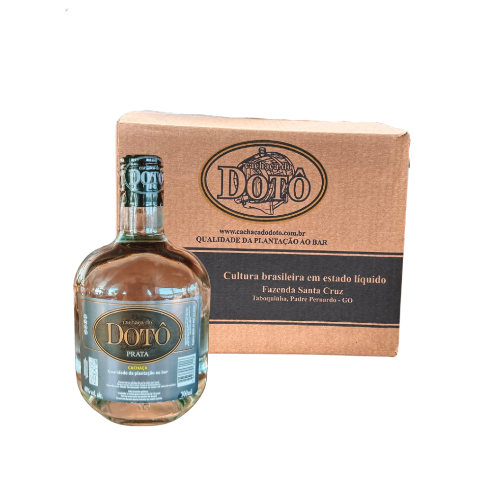Caixa Cachaça do Dotô Prata – 6 unidades – Cachaça do Dotô